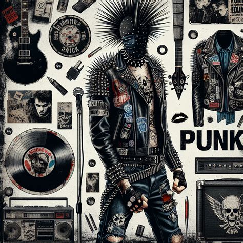 Imágenes De Punk Rock Punk Rock Jacket Vector Images Over 230