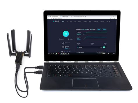 5g Dongle 扩展板 带广和通fm650 Cn 5g模组 四天线 Usb31接口 铝合金散热板 M2 Key B 接口