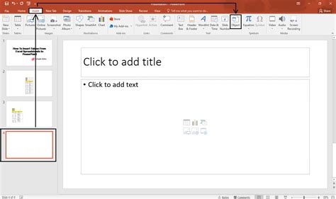 learn how to insert table from excel spreadsheet in powerpoint