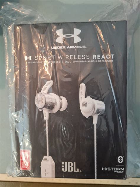 Brand New Jbl Ua Wireless React Audio Earphones On Carousell