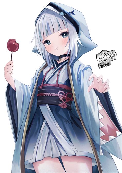 Gawr Gura Render Kimono By Smaspid On Deviantart