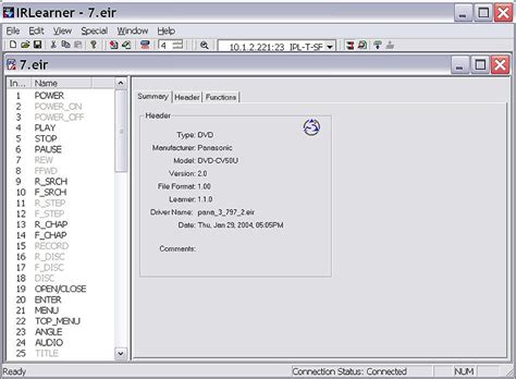Ir Learner™ Software Extron