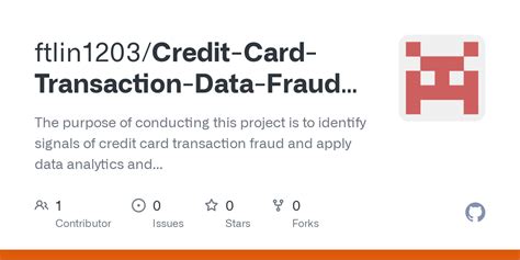 Github Ftlin1203credit Card Transaction Data Fraud Detection