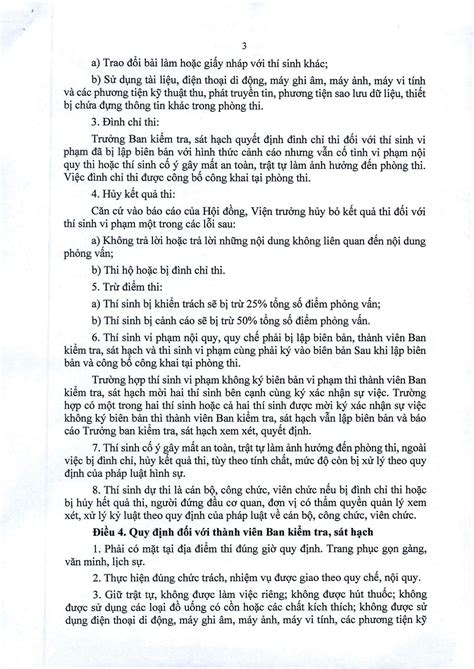 Nội quy xét tuyển viên chức năm Viện Nghiên cứu chiến lược chính sách Công Thương