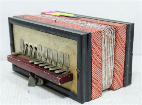 Antique Squeeze Box Accordion