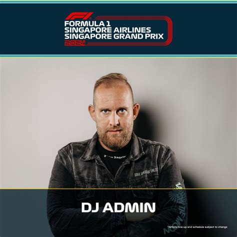 Formula1 Dj Djadmin Singapore Dream Rick Jansen