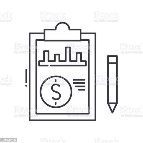 세금 아이디어 아이콘 선형 격리 된 그림 얇은 줄 벡터 웹 디자인 기호 흰색 배경에 편집 가능한 스트로크와 개요 개념 기호