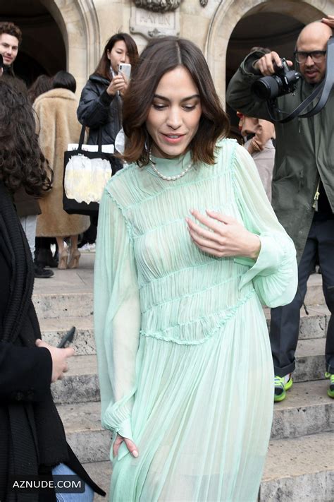 Alexa Chung Sexy At The Stella Mccartney Womenswear Fallwinter 201920