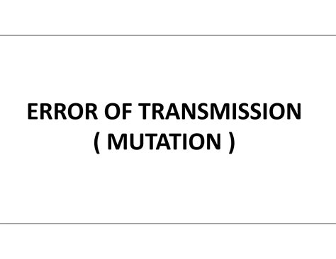 Sex Linked Inheritance Error Of Transmissionpdf