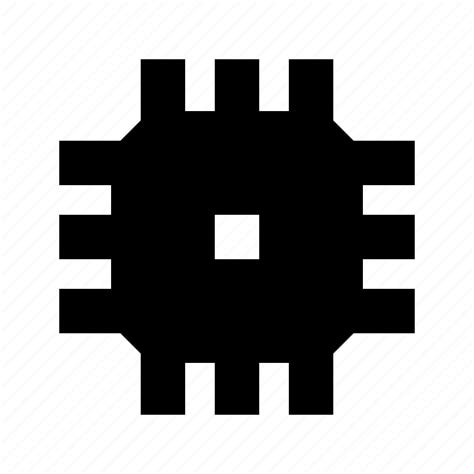 Microchip Electronics Processor Chip Cpu Icon Download On Iconfinder