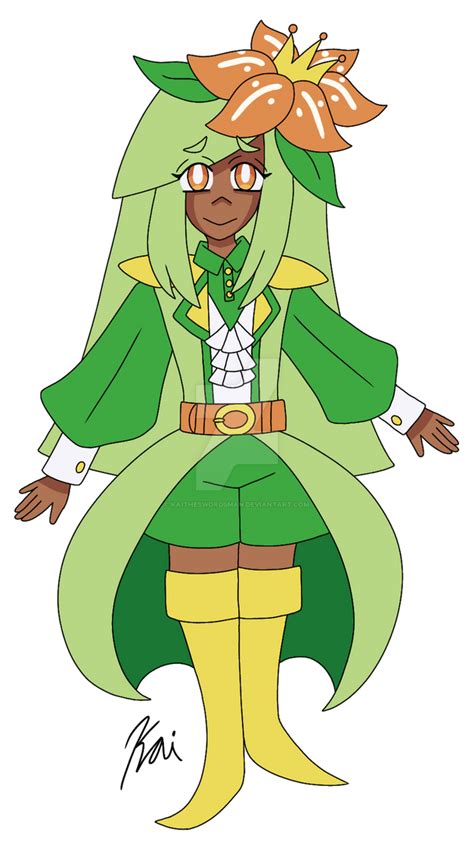 Lilligant Gijinka Open By Kaitheswordsman On Deviantart