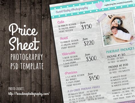 Sample Price Sheets Sample Templates