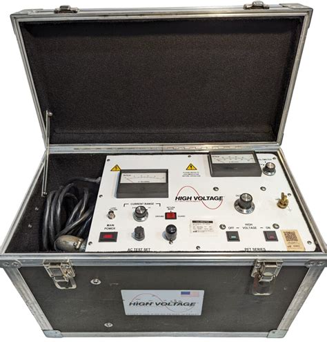 High Voltage Inc Pft 1003cm Rpm Test Equipment Solutions Inc
