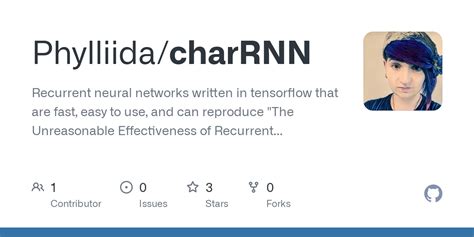 Github Phylliidacharrnn Recurrent Neural Networks Written In Tensorflow That Are Fast Easy