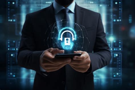 Premium Photo Securing Cyber Networks Businessmans Guide To Protecting Technology