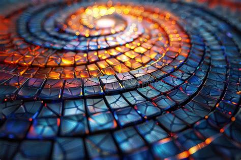 Mesmerizing Spiral Web Generative Ai Stock Illustration Illustration