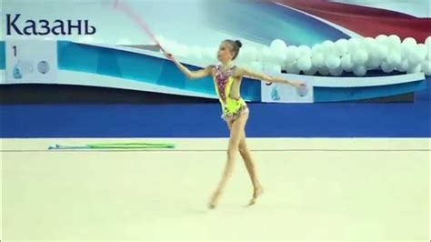 Лютикова Полина скакалка художественная гимнастика Youtube