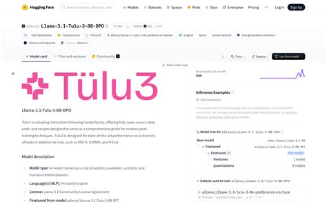 Llama 3 1 Tulu 3 8B DPO An Advanced Text Generation Model That Supports Diverse Tasks