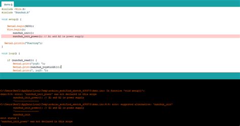 total noob trying to learn arduino starting with a nunchuk project programming arduino forum