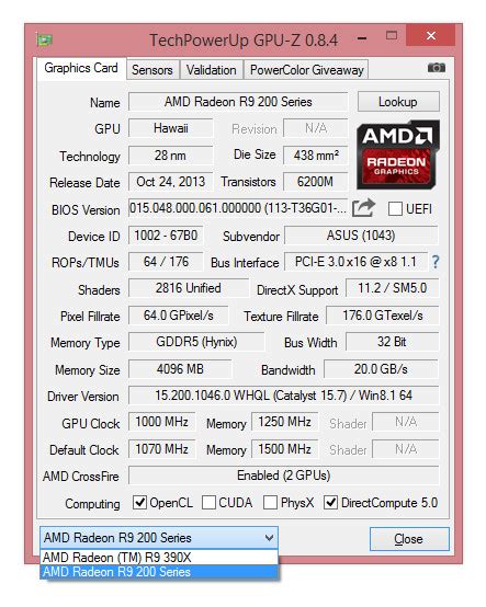 You Can Pair An R9 300 Series Gpu With An R9 200 In Crossfire Techpowerup