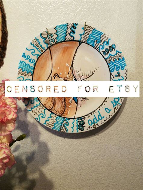 Add A Splash Plate Ejaculation Art Hetero Sex Plate Babe