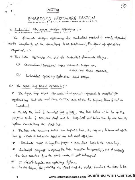 Embedded Systems R16 Unit 3 Pdf