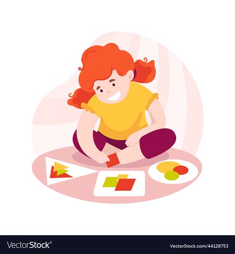 Sort And Classify Objects Isolated Cartoon Vector Image