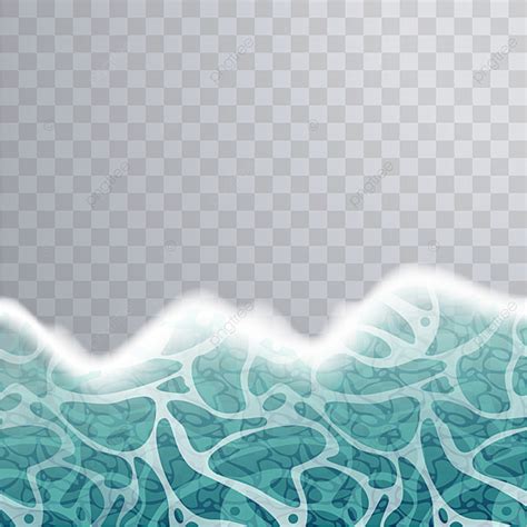 현실적인 물 바다 파도 기원 후 대리점 하늘빛 Png 일러스트 및 벡터 에 대한 무료 다운로드 Pngtree