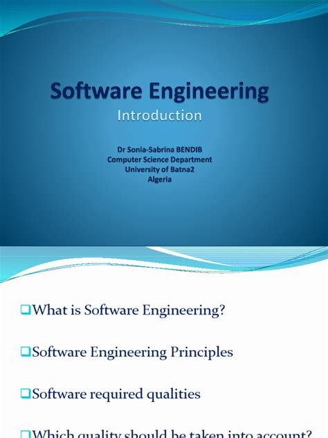 1 Software Engineering Introduction Pdf Abstraction Computer