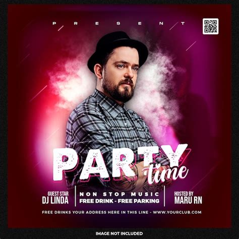 Premium Psd Weekend Party Night Club Template