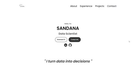 Sandana S On Linkedin Datascience Machinelearning Webdevelopment Portfolio
