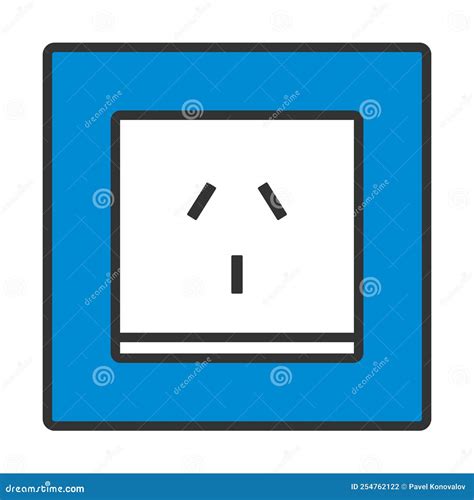 China Electrical Socket Icon Stock Vector Illustration Of Lineart Country 254762122