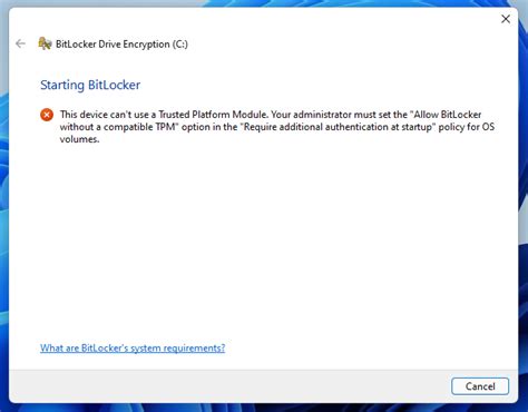 How To Allow Bitlocker Without A Compatible Tpm Chip On Windows