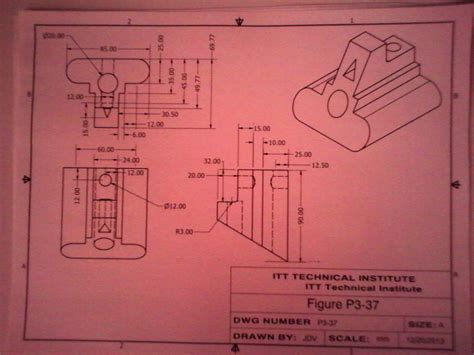 computer aided drafting and adv cad class work joel s drafting portfolio