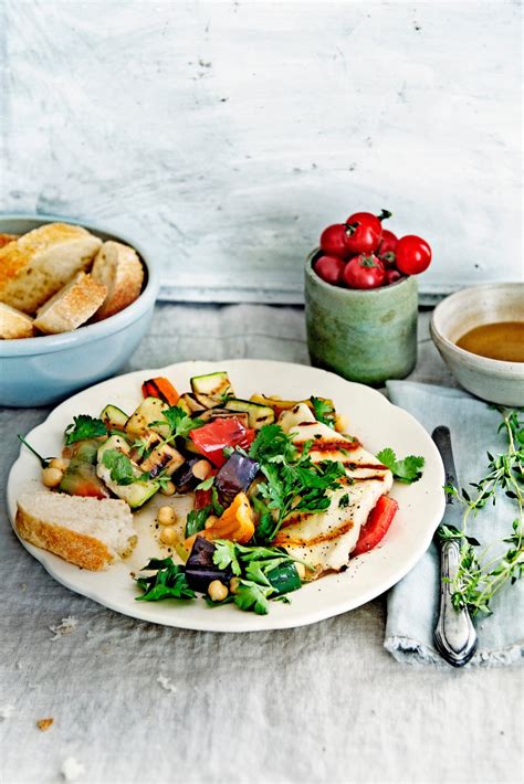 Geroosterde Groentesalade Met Halloumi Deliciousmagazine