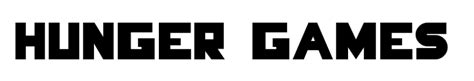Hunger Games Font Dafontstyle