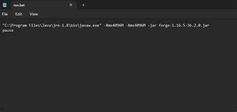 Minecraft Forge Server 1 16 5 Wont Start After All The Files Have Been Created R Minecraft