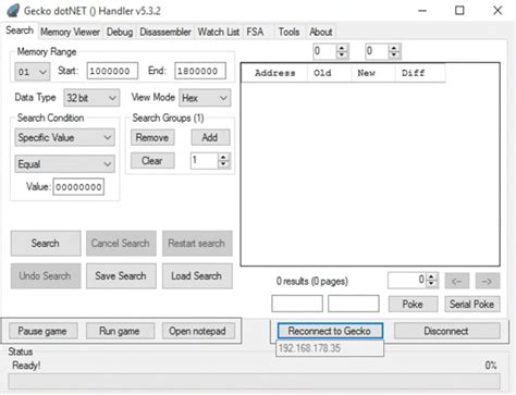 TCP Gecko DotNet Wii U GameBrew