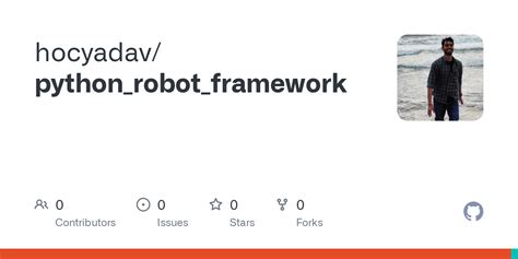 Github Hocyadavpythonrobotframework