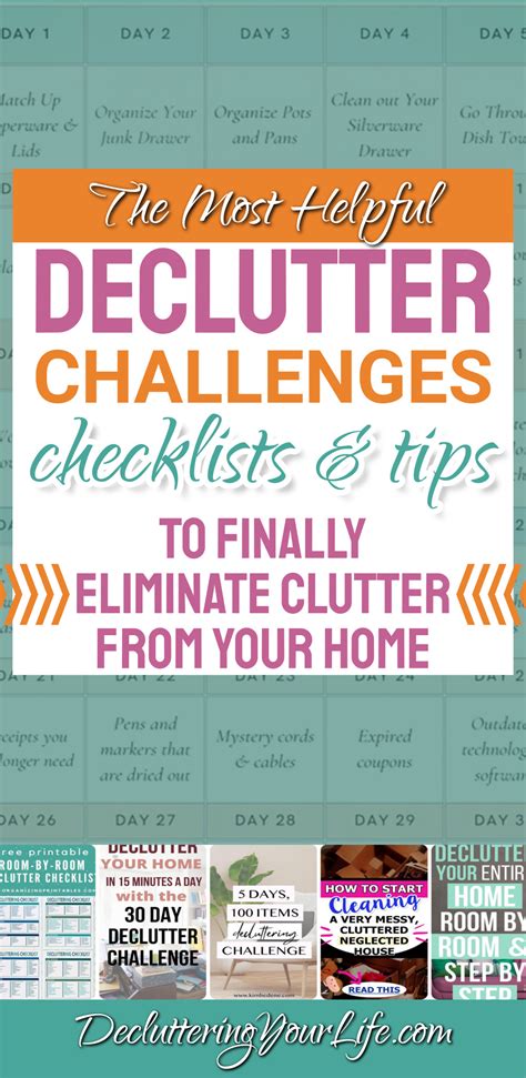 10 Best Declutter Challenge Resources Decluttering Your Life