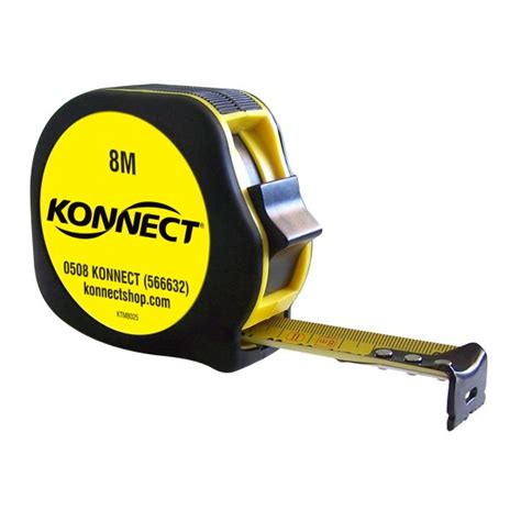 Konnect Professional Metric Tape Measure 8m X 25mm Konnect Fastening Systems Nz