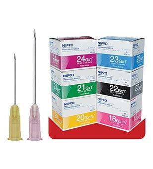 Needle Nipro Pieces Box Wellnessmedics