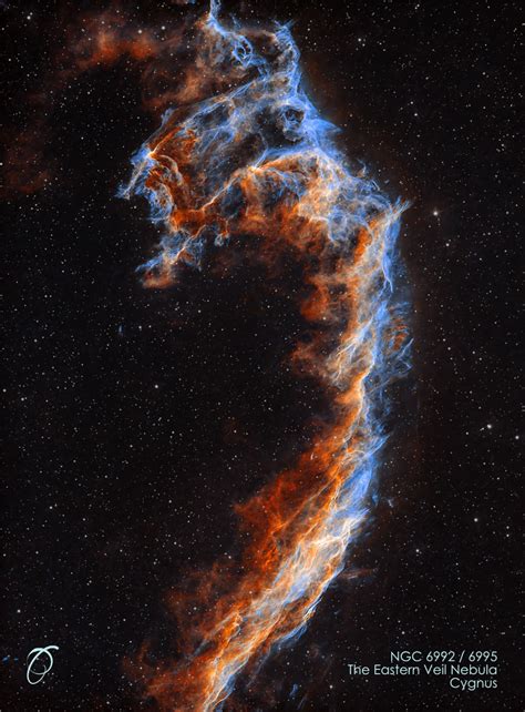 Zwo Astrophotography East Veil Nebula Ngc 6992 Ngc 6995