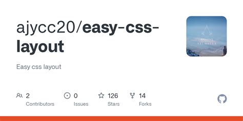 Github Ajycc20easy Css Layout Easy Css Layout