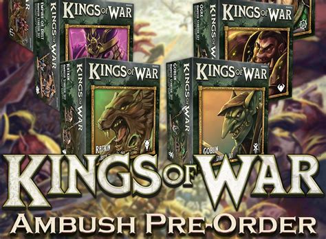 Learn Kings Of War With Ambush Starter Sets From Mantic Games