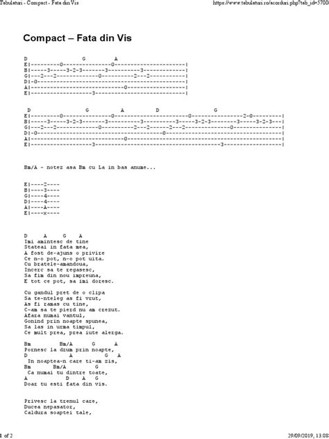 Tab Compact Fata Din Vis Pdf