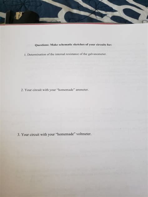 Questions Make Schematic Sketches Of Your StudyX