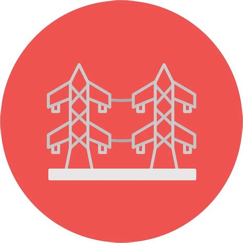 Premium Vector Power Station Vector Illustration Style