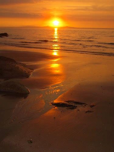 Scotland In The Gloaming Gullane Beach Sunset