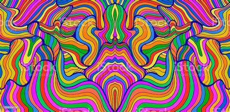생생한 낙서는 추상적 인 환각 배경을 파도 장식 초현실적 인 물결 모양의 질감 파도 패턴에 대한 스톡 벡터 아트 및 기타 이미지 파도 패턴 기이함 배경 주제 Istock
